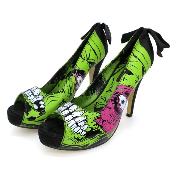 Iron Fist | Shoes | Iron Fist Zombie Horror Gothic Stomper Platform ...